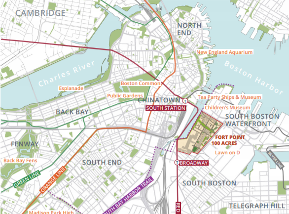 BPDA Releases Draft Fort Point 100 Acres Open Space Concept Plan ...