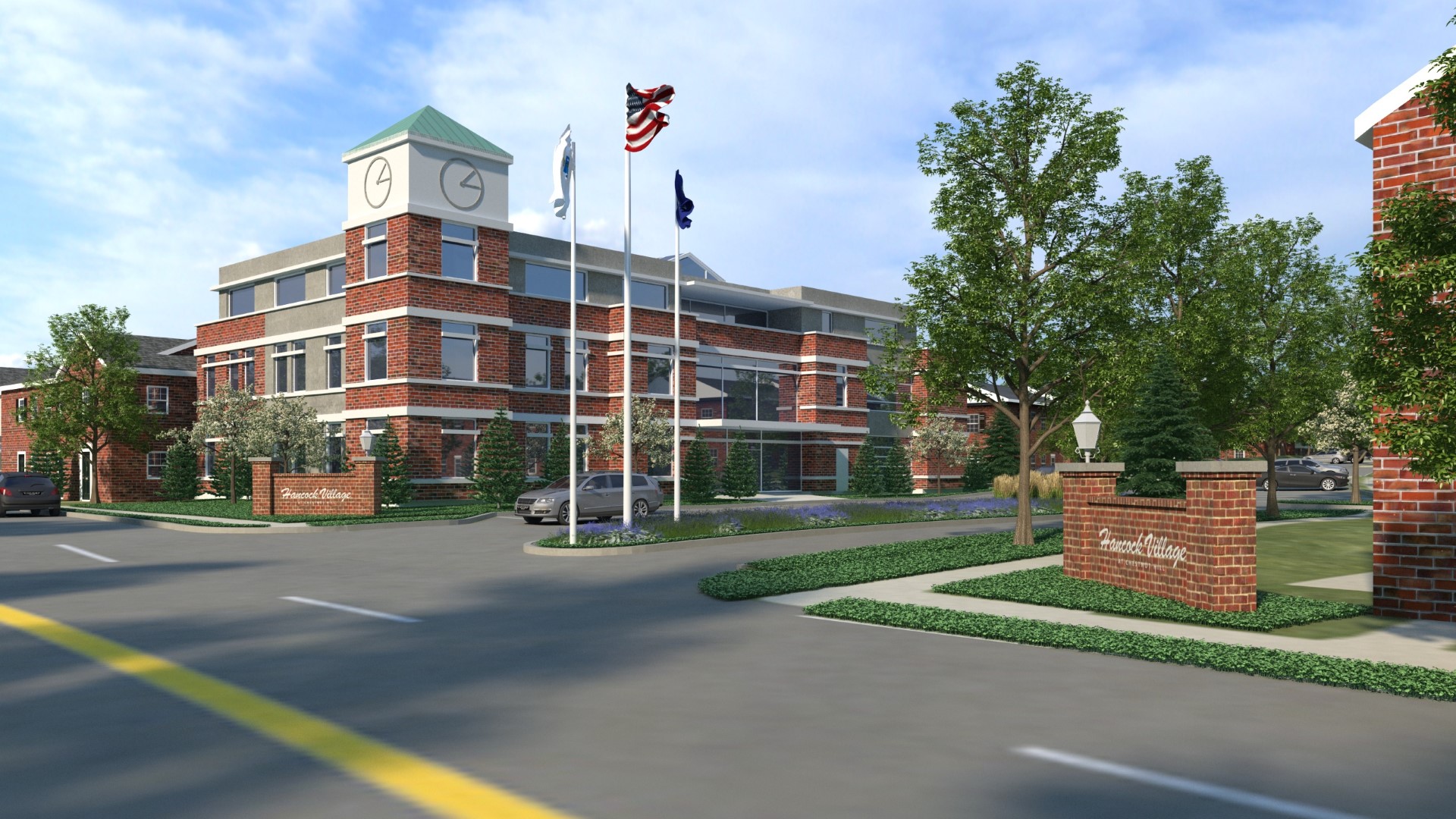 Expansive Community Center opens at Hancock Village - Boston Real ...